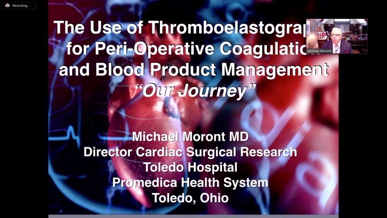 The Use of Thromboelastography for Peri Operative Coagulation and Blood ...